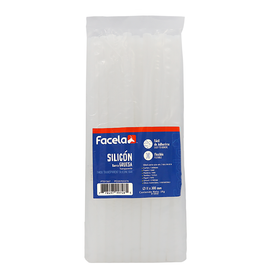 Barras de Silicón Gruesas – Facela