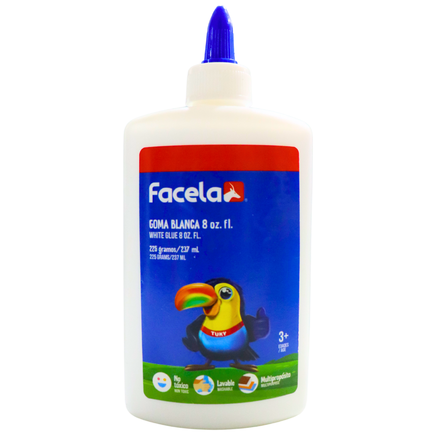 Pegamento Escolar Facela 8 oz.