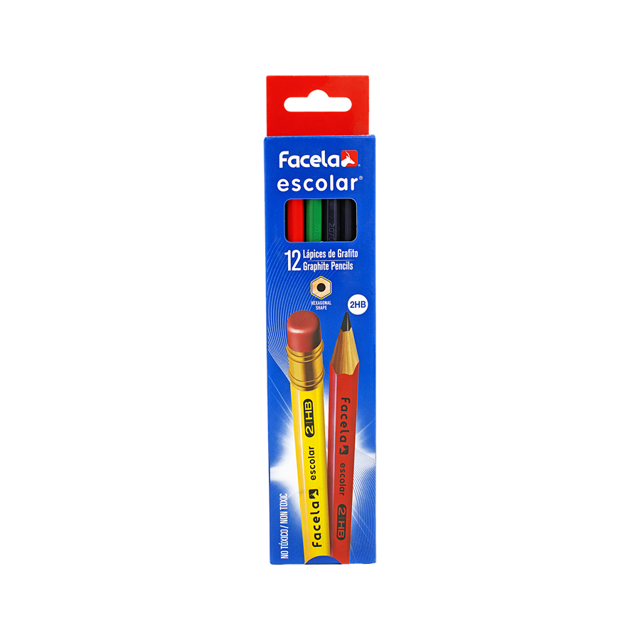 Lápiz Escolar Hexagonal 12U – Grupo Facela